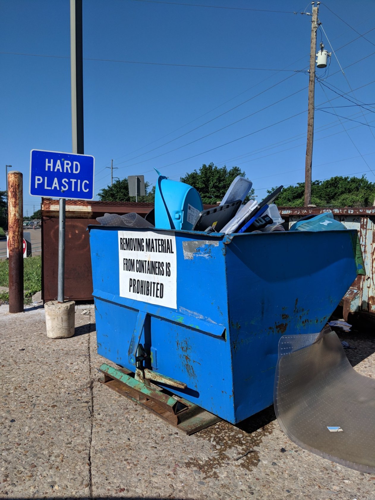 Recycle & Reuse Drop-off Center - a little more green