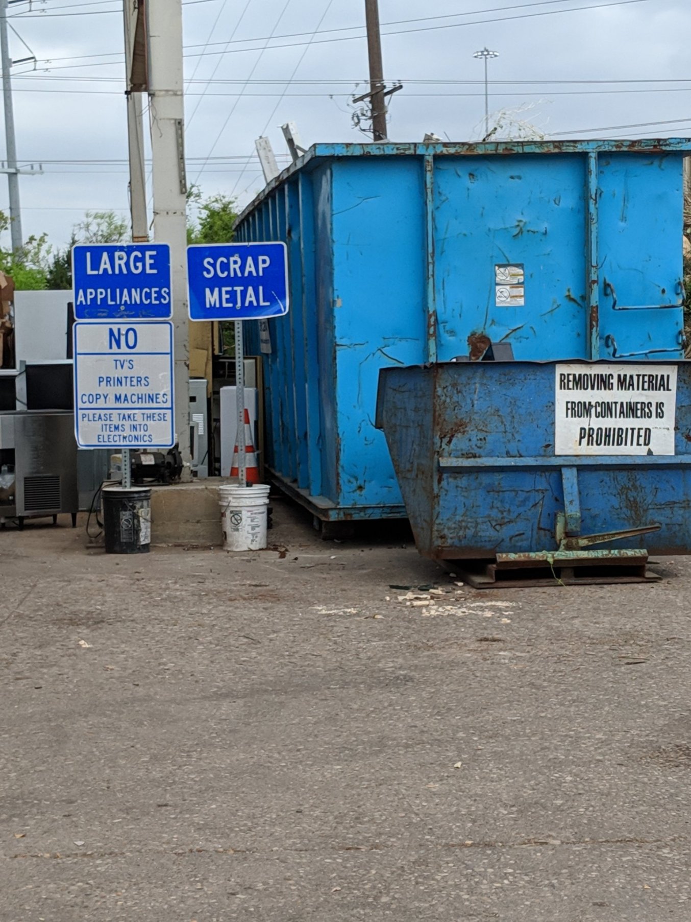 Recycle & Reuse Drop-off Center - a little more green