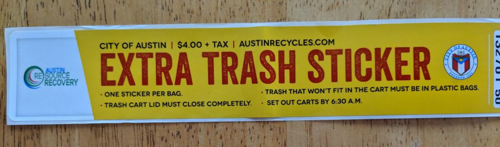 Extra Trash Sticker - a little more green