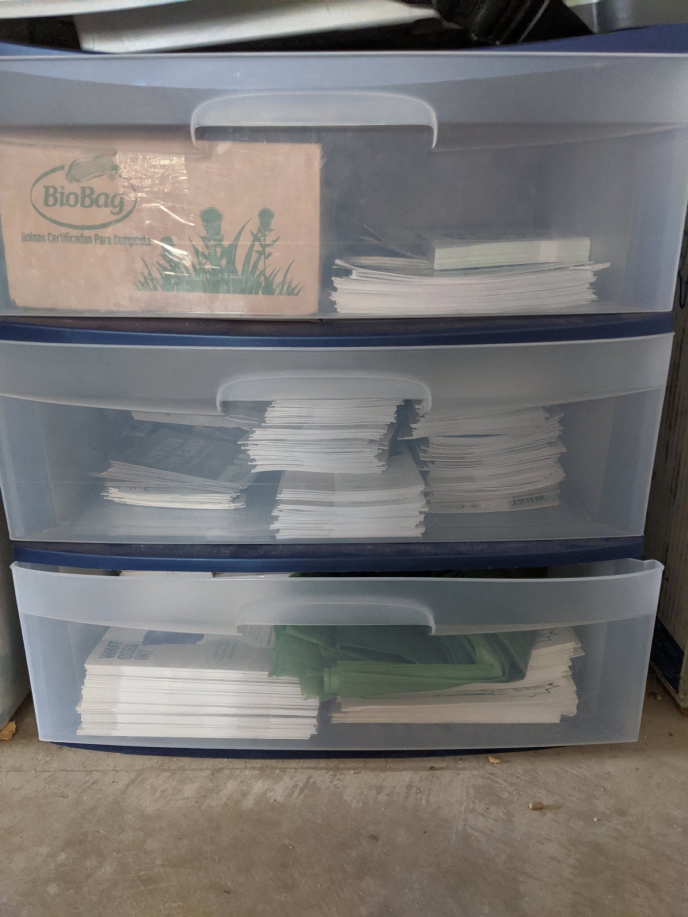 Going Up: Vertical Storage for Recycling - a little more green