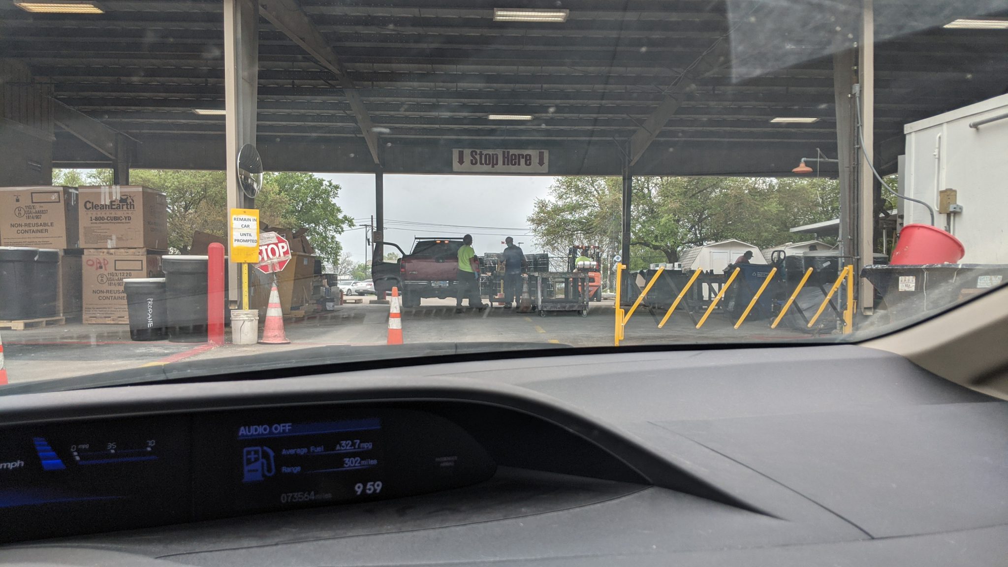 Recycle & Reuse Drop-off Center - a little more green