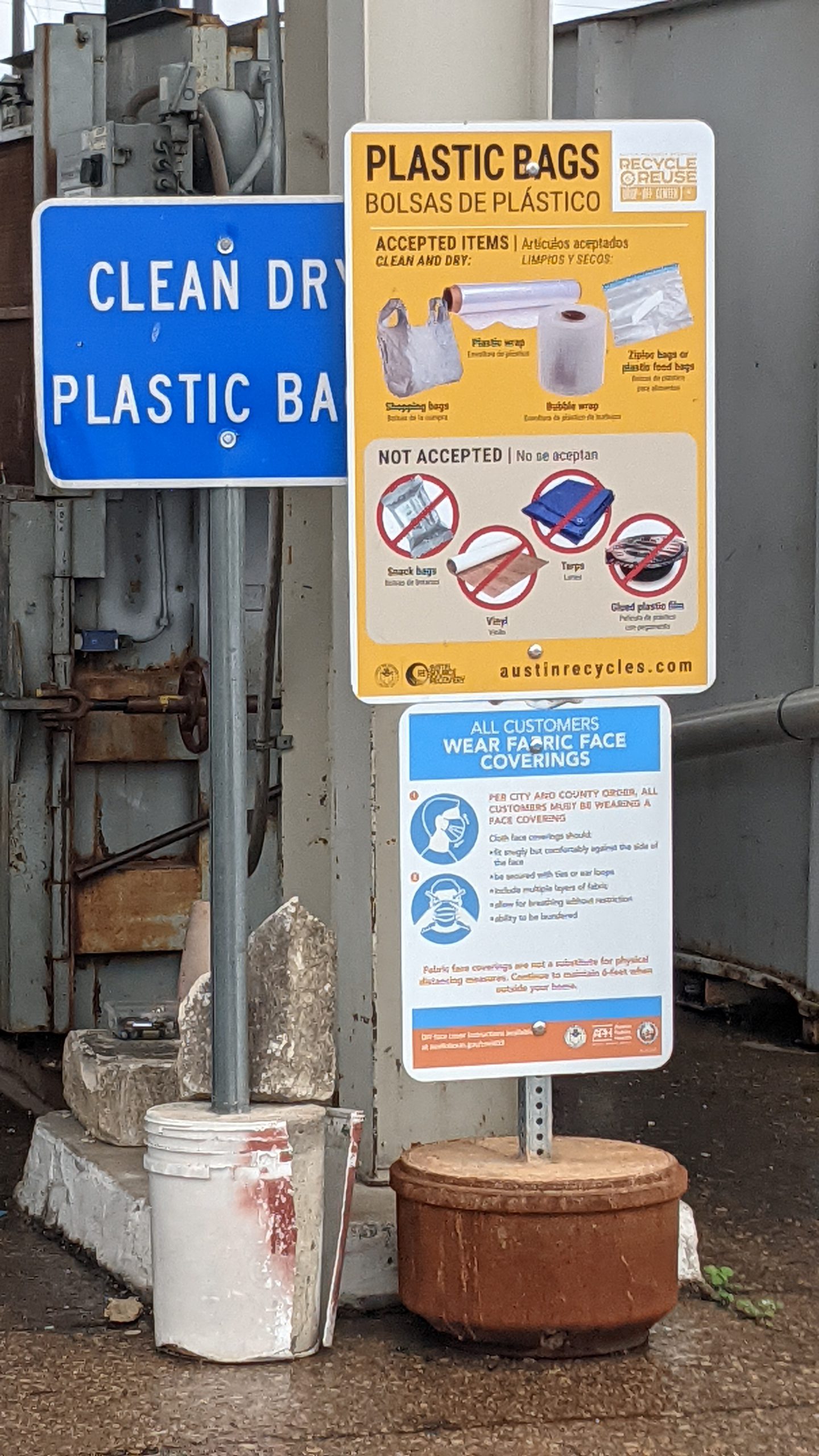 Recycle & Reuse Drop-off Center - a little more green