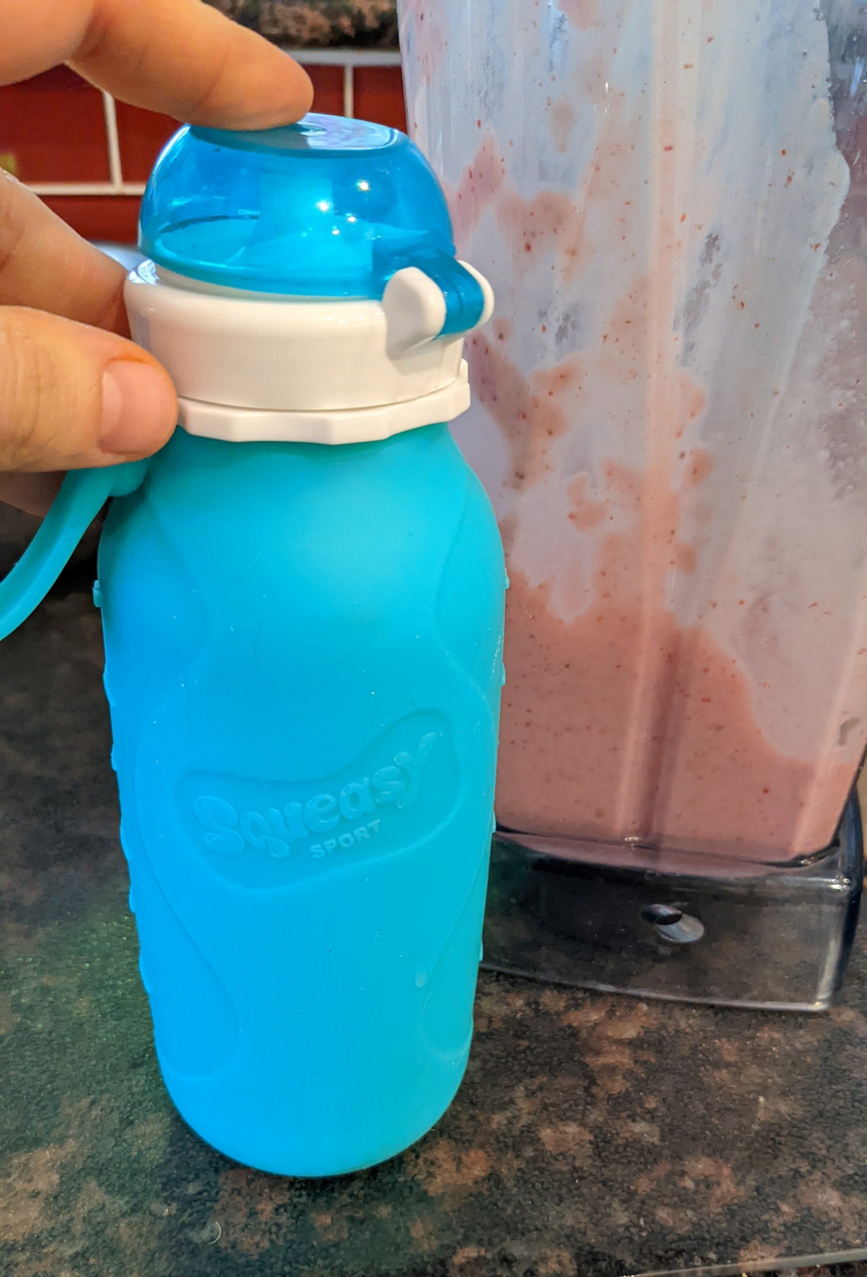 Squeasy Silicone Food Pouch - a little more green