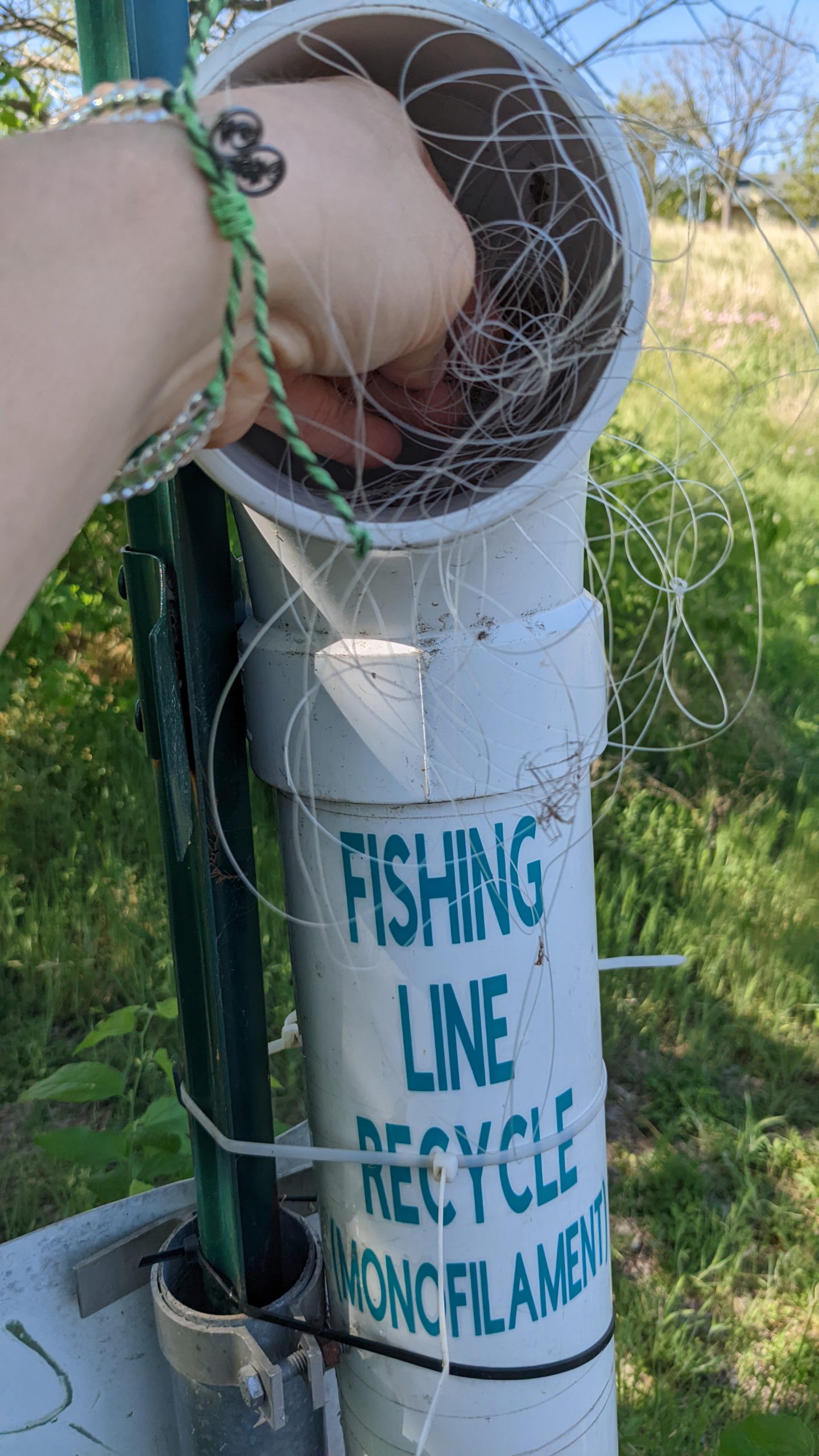 Fishing Line Recycling - a little more green