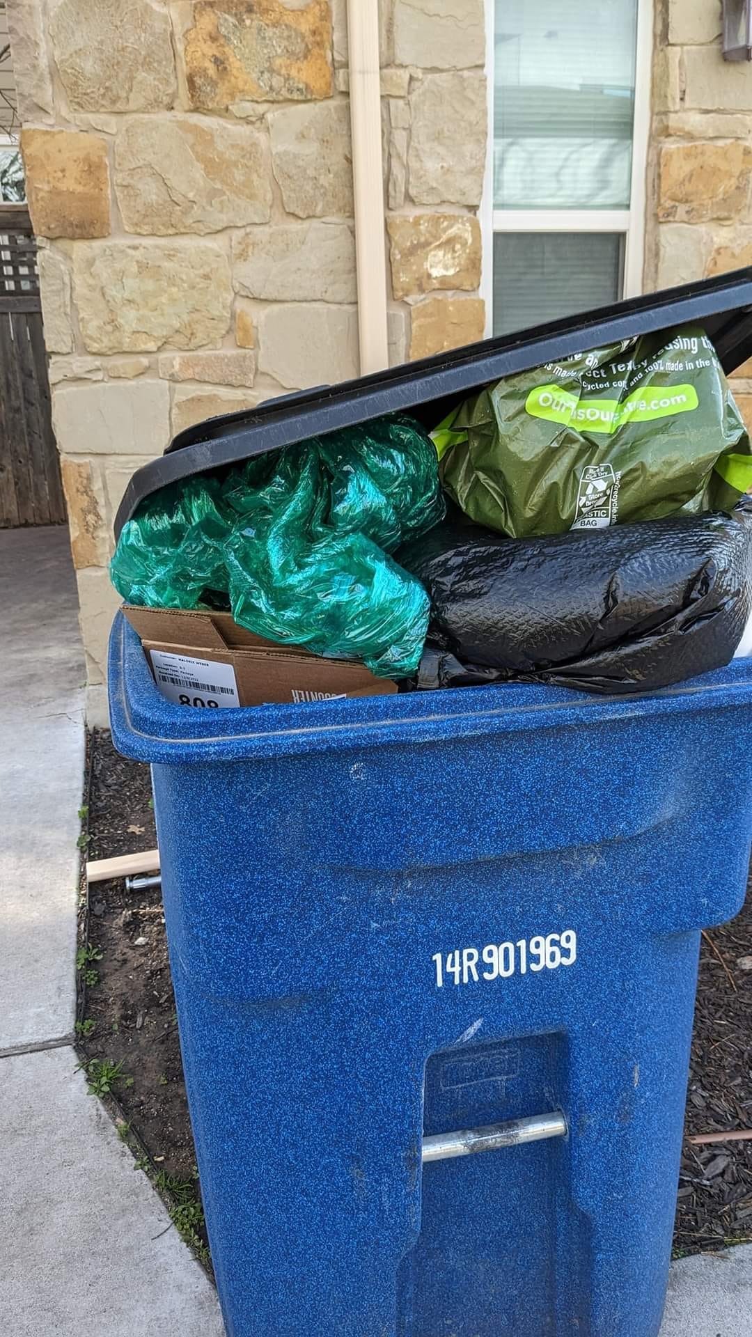 Loose Recycling Only - a little more green