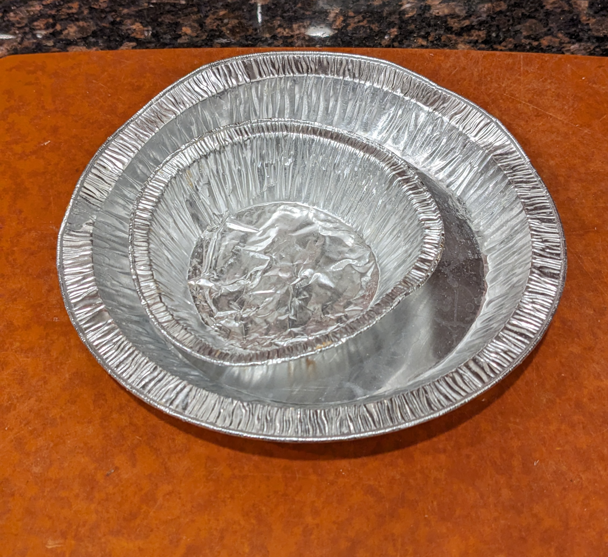 Recycle: Pie Pan - a little more green